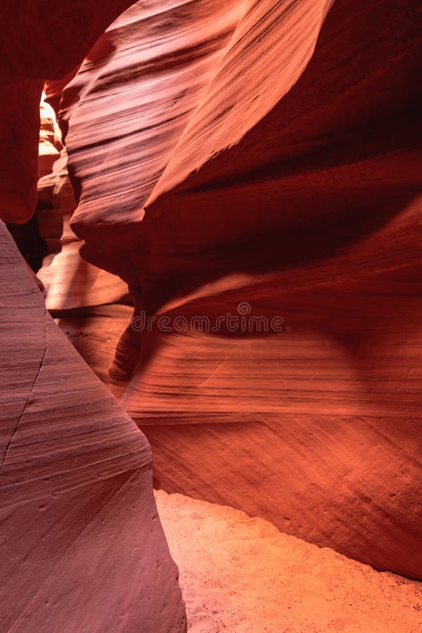 A Narrow Canyon with a Red Wall Stock Photo - Image of nature, tourism ...
