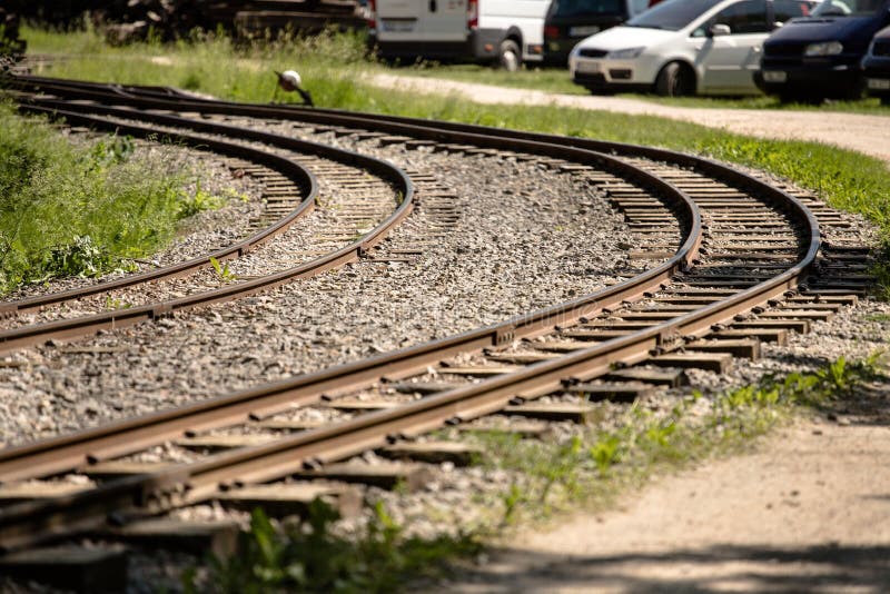 Narrow gauge railway stock image. Image of transport - 165592505