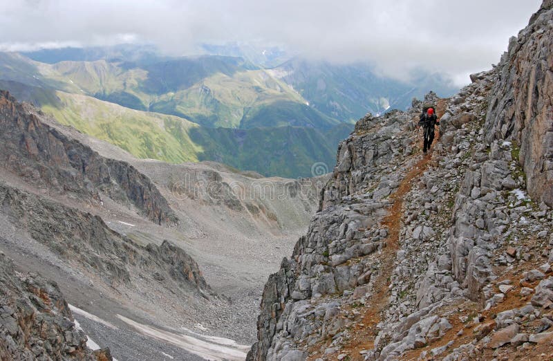 Narrow mountain path stock photo. Image of climbing, highness - 50644818