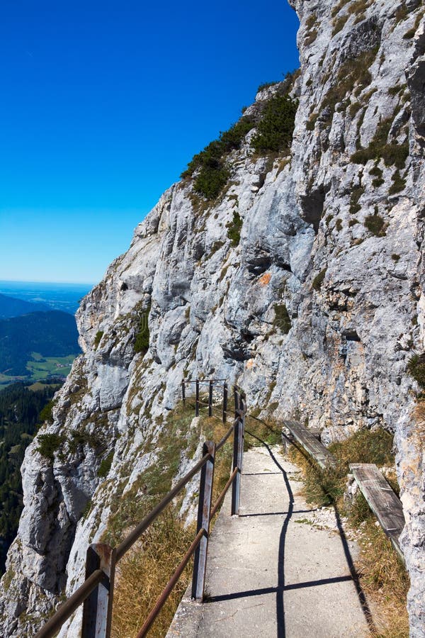 Narrow Mountain Path or Trail. the Path Ends. Stock Photo - Image of ...