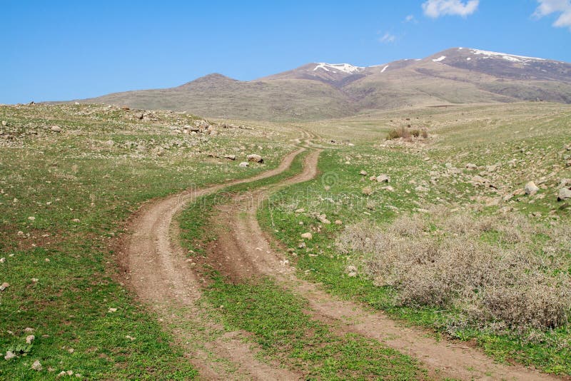 Mountain stock photo. Image of agriculture, rural, orange - 189946602