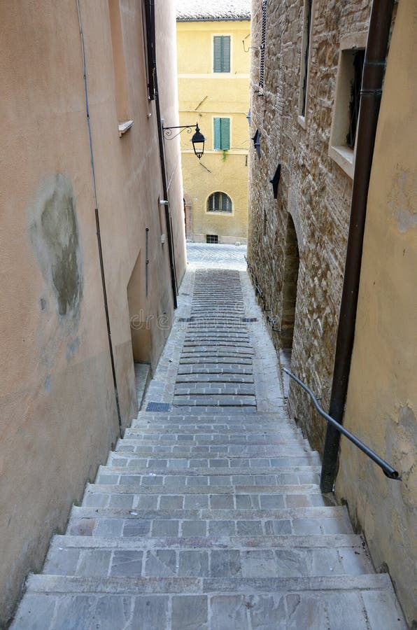 Narrow road stock image. Image of rocks, place, down - 21408507