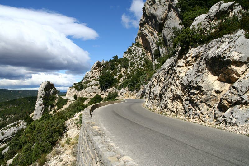Narrow road by the rocks stock photo. Image of rock, transport - 30842790