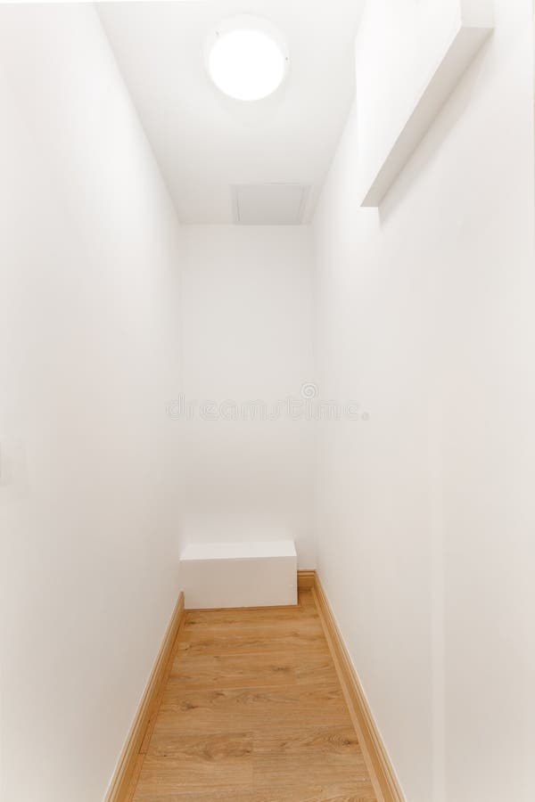Empty Bright Storage Room in a House Stock Image - Image of clean ...