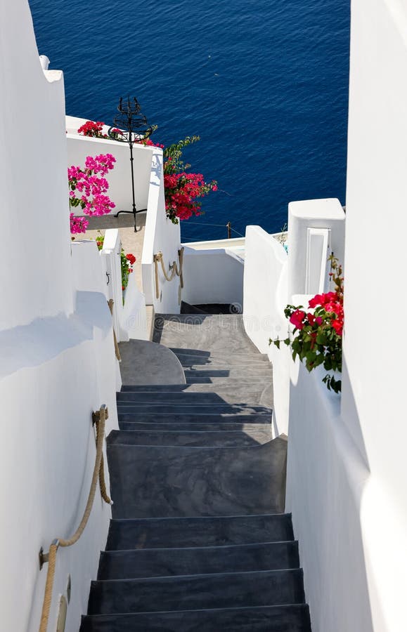 Narrow Stone Steps, a Traditional Piece of Architecture on the Island ...
