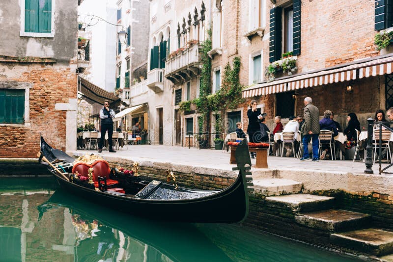 The Old Venice Streets of Italy Editorial Stock Image - Image of ...