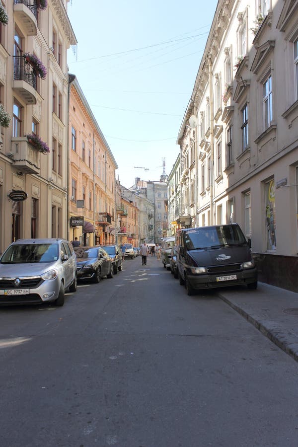 Narrow streets of the city editorial image. Image of narrow - 77287735