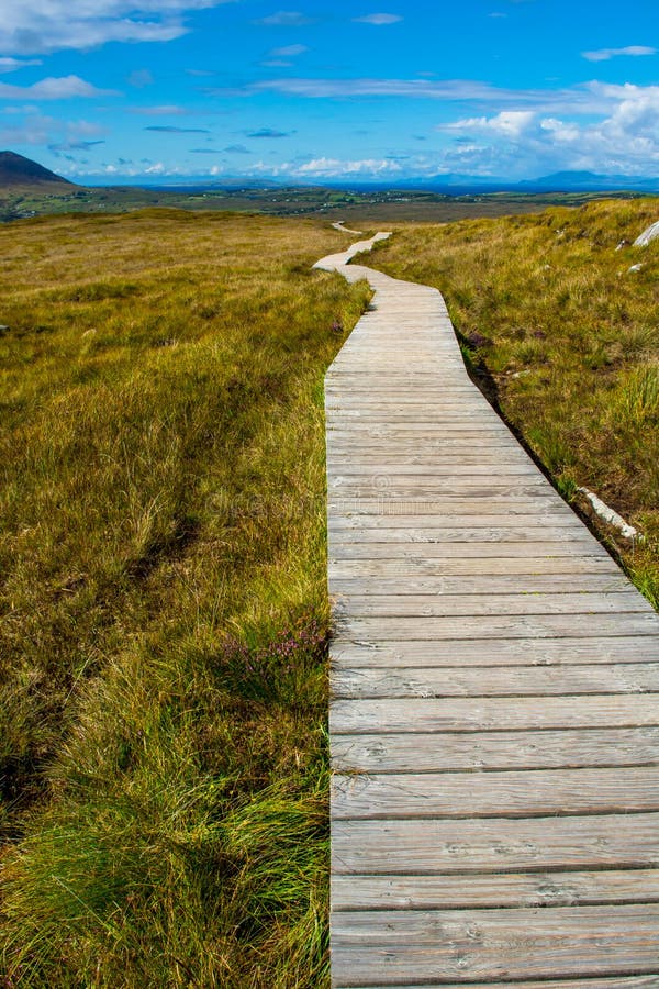 Narrow Track upon a Hill stock photo. Image of direction - 64603216