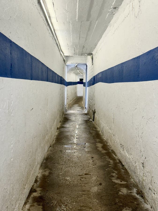 Narrow underground passage stock image. Image of tunnel - 369734527