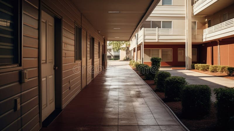 A Narrow Walkway between Two Tall Buildings, Suitable for Urban ...