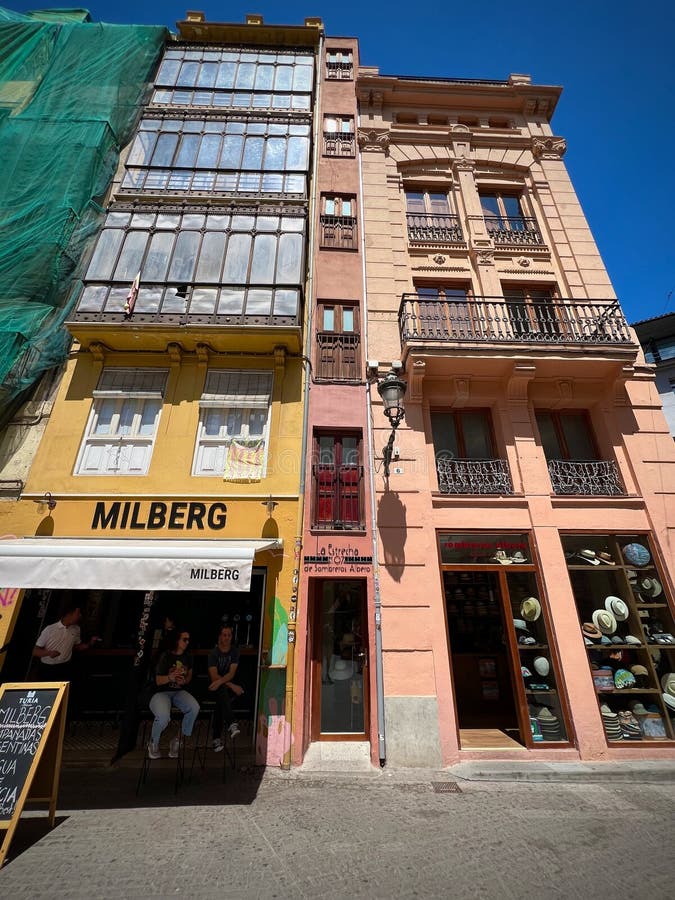 Narrowest Building in Valencia Flanked by Historic Structures on a ...