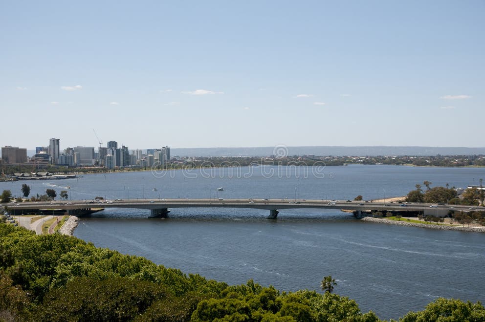 Narrows Bridge - Perth - Australia Stock Image - Image of modern ...