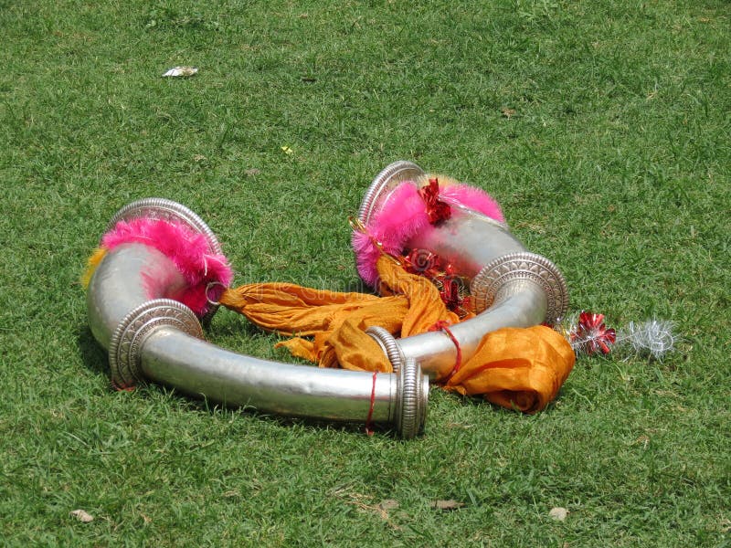 NARSINGA - Instrumento Musical Tradicional Indiano Imagem de Stock ...