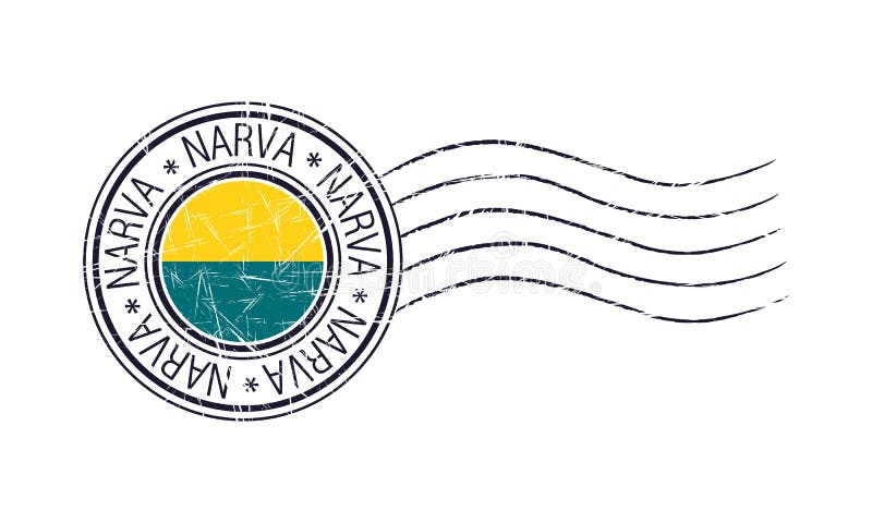 Narva City Skyline, Estonia Stock Vector - Illustration of silhouette ...