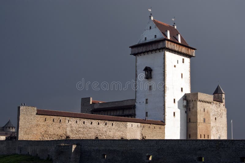 Narva Herman castle. stock image. Image of narva, ancient - 22252727