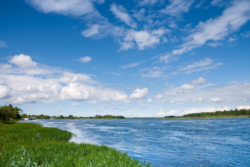 Narva river. Estonia stock photo. Image of coastline - 12616376