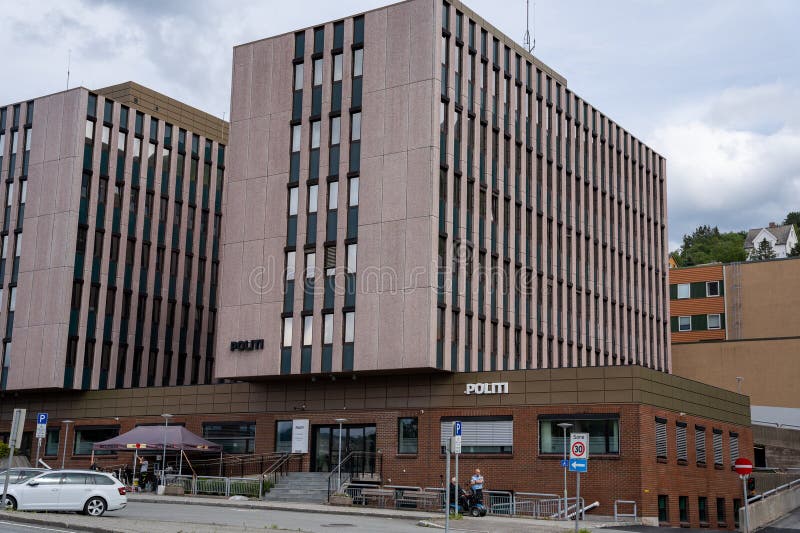 Exterior of Narvik Police Station in Narvik, Norway Stock Image - Image ...