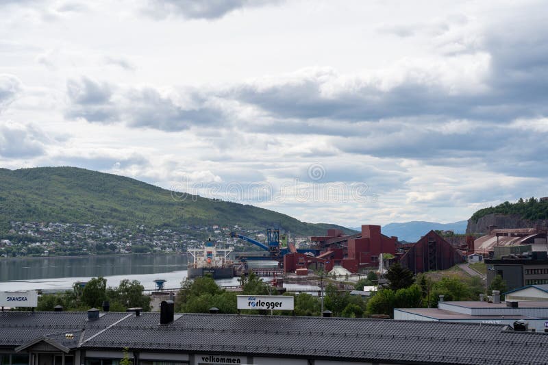 Port of Narvik (Narvik Havn) in Narvik, Norway Stock Image - Image of ...