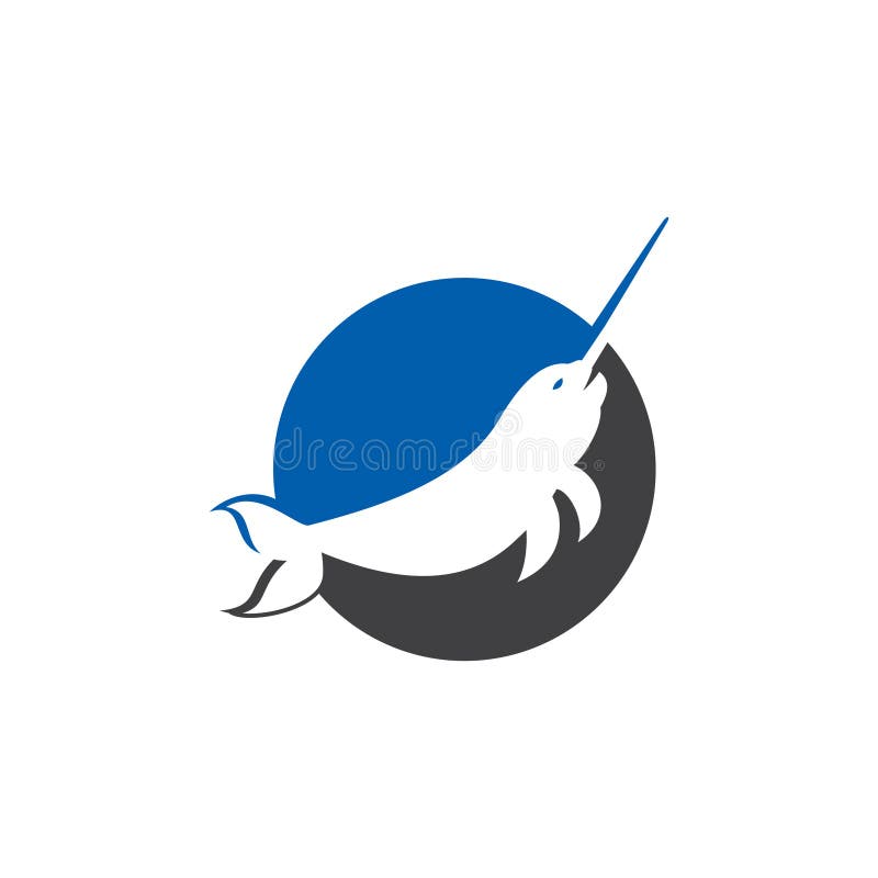 Narwhal Logo , Animal Logo Vector Stock Vector - Illustration of ...