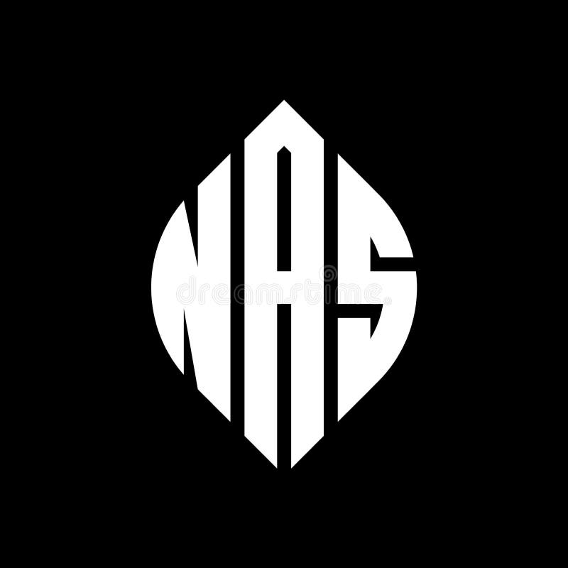 NAS Circle Letter Logo Design with Circle and Ellipse Shape. NAS ...