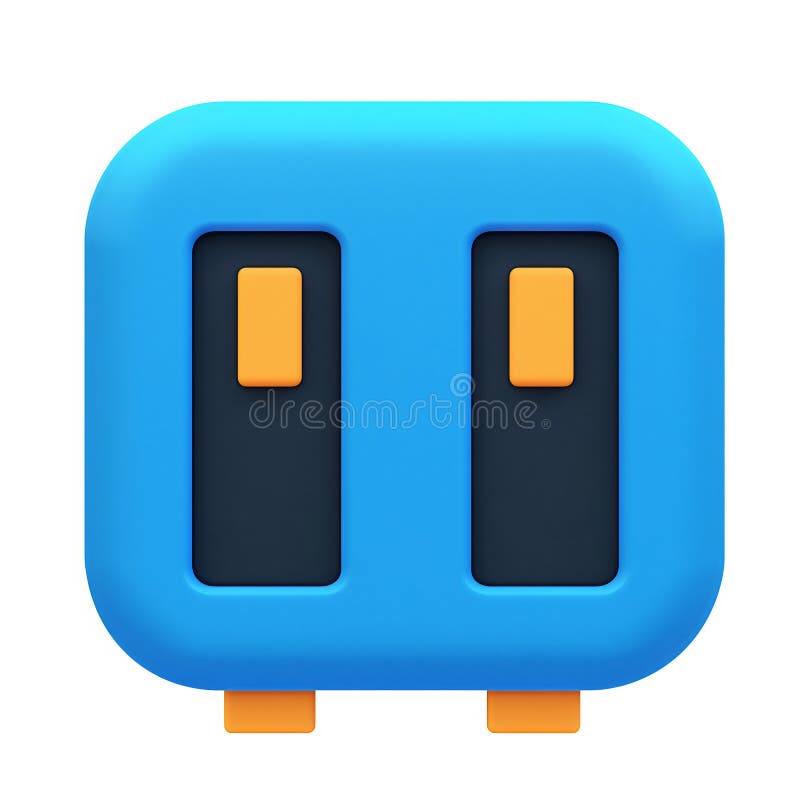 NAS flat 3D icon stock illustration. Illustration of rounded - 375737952