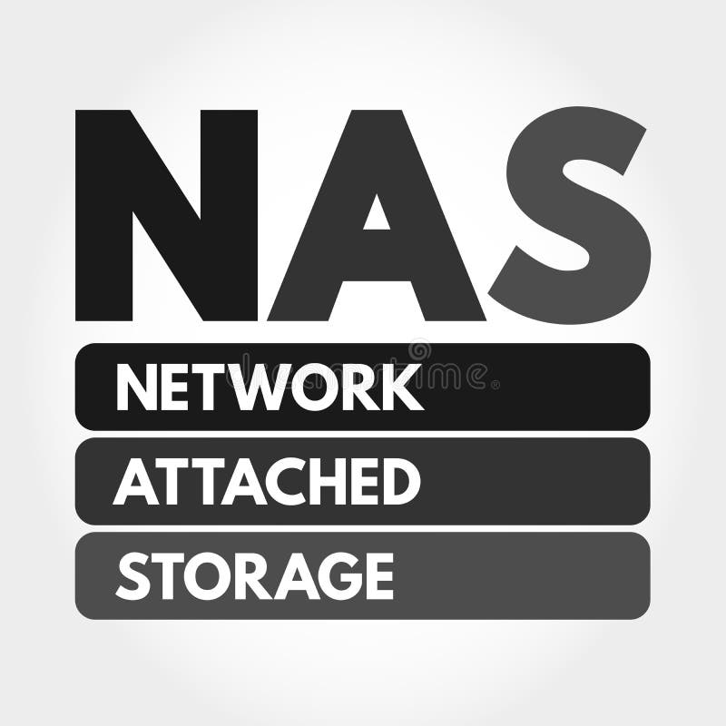 Network attached storage stock illustration. Illustration of file ...