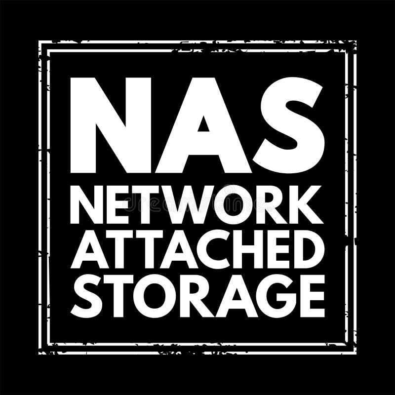 Nas Network Attached Storage File Level Computer Data Storage Server Connected To A Computer