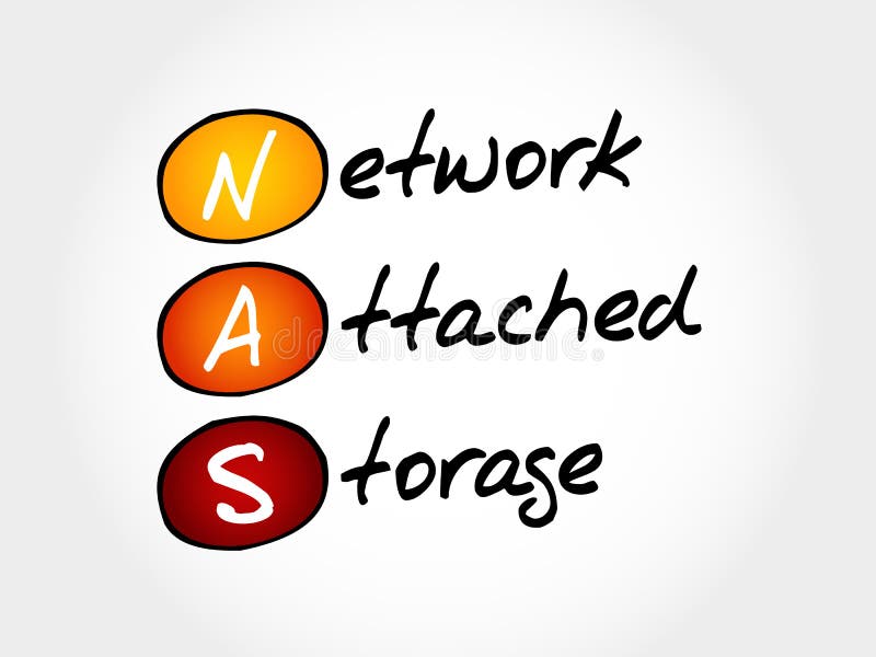 NAS Network Attached Storage Stock Illustration - Illustration of data ... NAS Network Attached Storage Stock Illustration - Illustration of data ...
