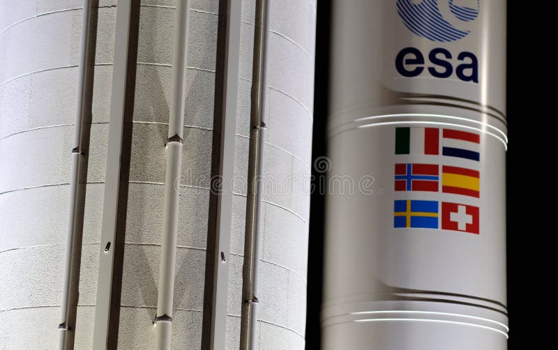 Nasa Esa Rocket in Space at the Space Expo Stock Image - Image of ...
