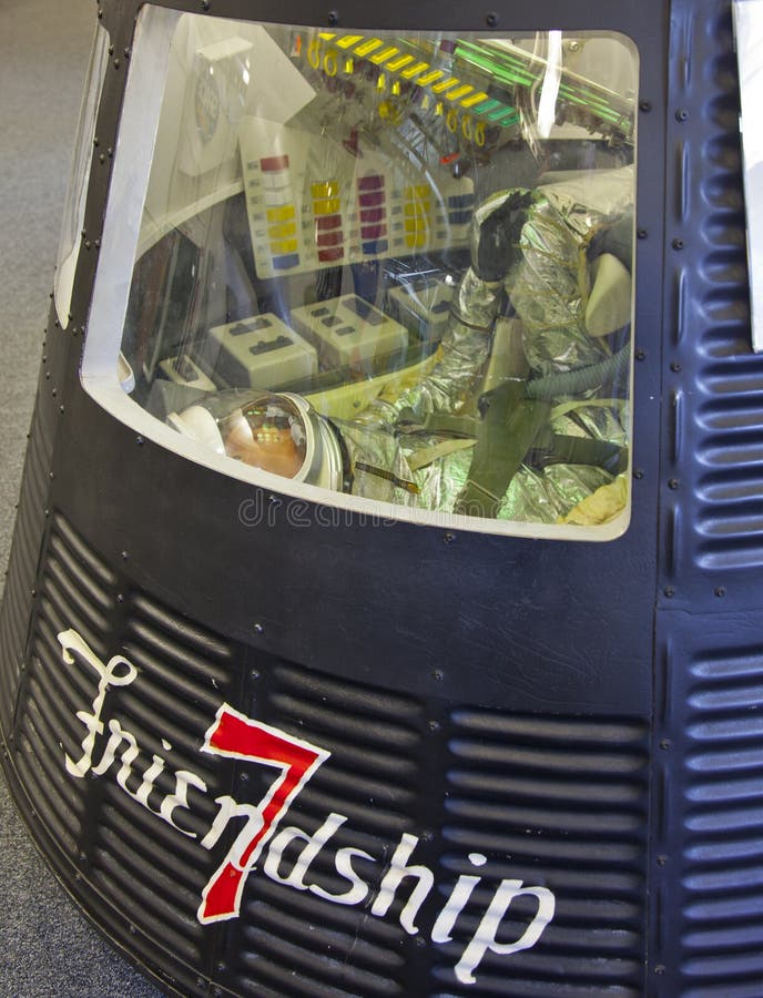 Mercury Friendship 7 Capsule on Display at NY Hall of Science Rocket ...