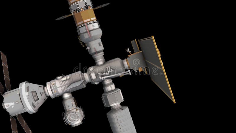 NASA Gateway - Power and Propulsion Element Stock Video - Video of mars ...