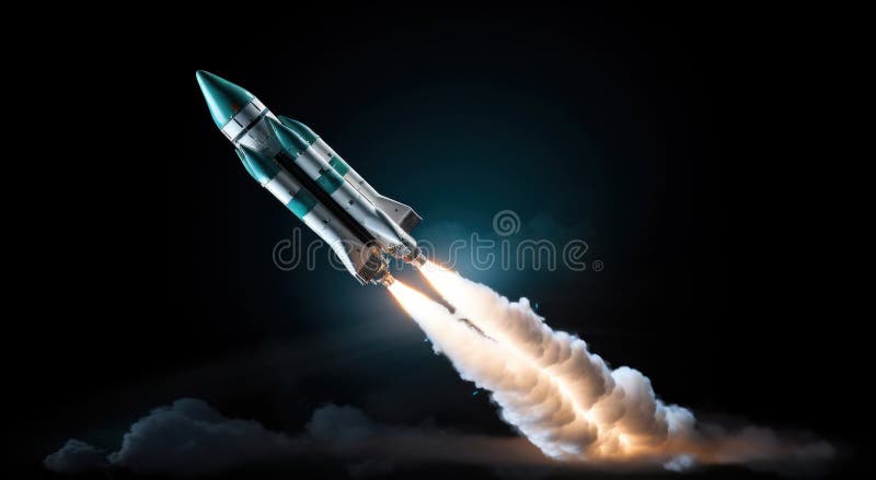 Nasa Launches Rocket into Space without Any Launchpad Stock Image ...