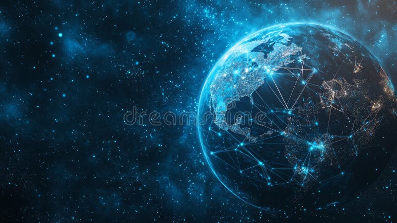 A NASA Orbital 3D Rendering of Earthworld USA from Space Showing a ...