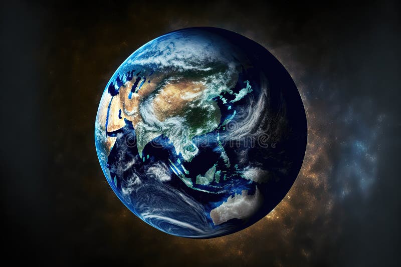 NASA Provided Earth Elements Stock Illustration - Illustration of earth ...