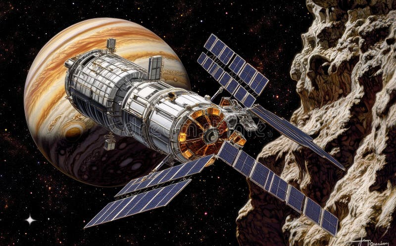 NASA Provided Elements of this Picture of the Juno Spacecraft and ...