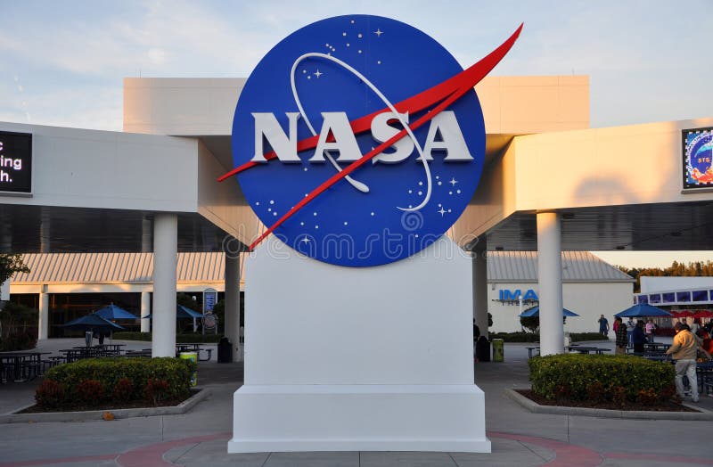 NASA Sign in Kennedy Space Center Editorial Photography - Image of ...