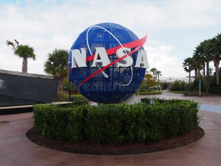 NASA Sign at Kennedy Space Centre Editorial Stock Image - Image of logo ...