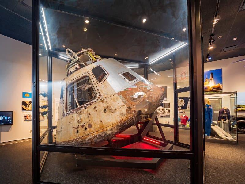 NASA Space Apollo Museum Display in the Oklahoma History Center ...