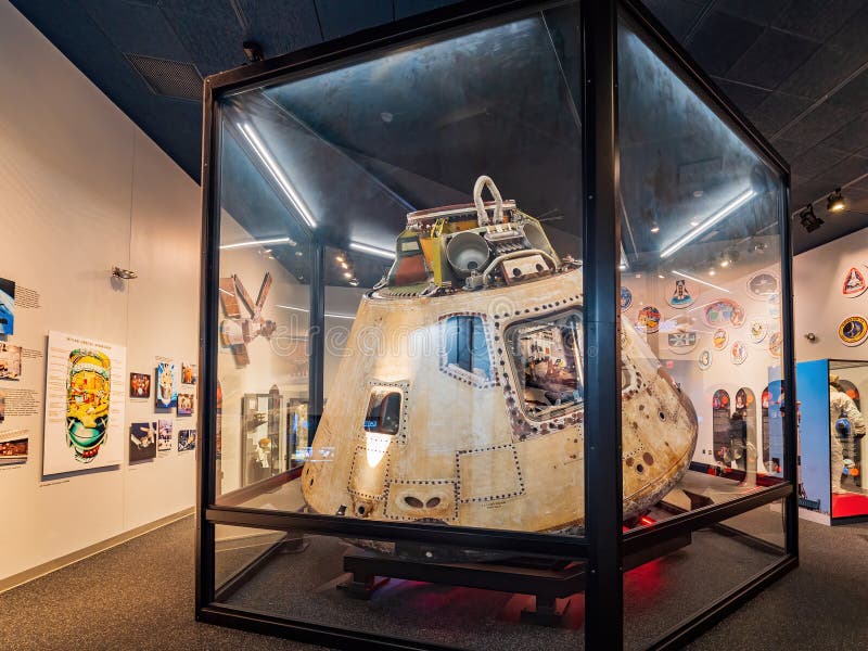 NASA Space Apollo Museum Display in the Oklahoma History Center ...