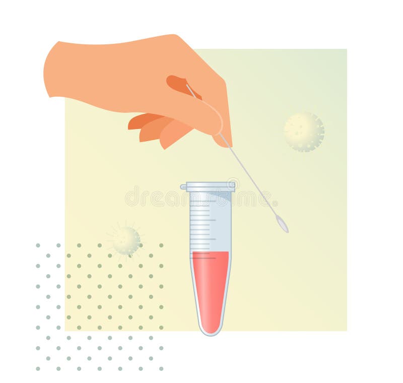 Nasal Swab - Nasopharyngeal Swab Testing and Sample Collection - Icon ...