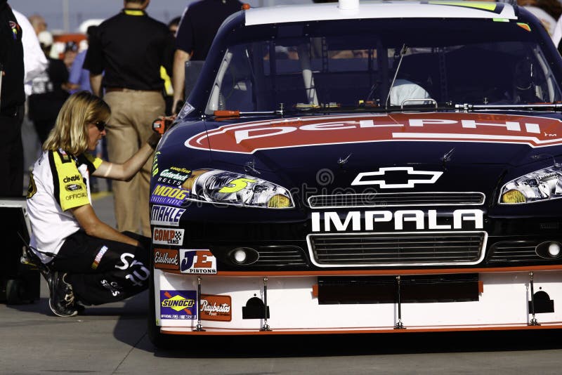 NASCAR - 2010 All Star Race - CHecking the Tires Editorial Image ...