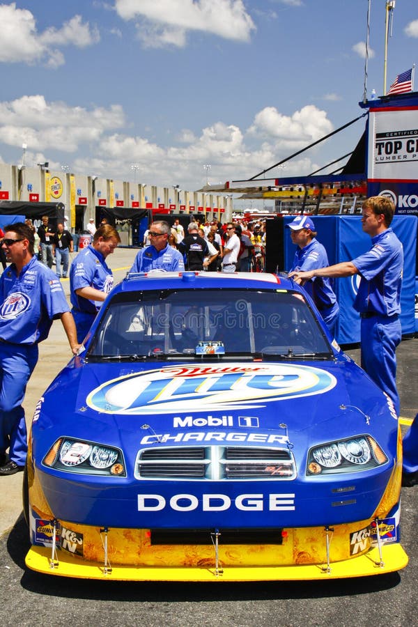 NASCAR - Busch S Winning #2 Miller Lite Editorial Stock Image - Image ...