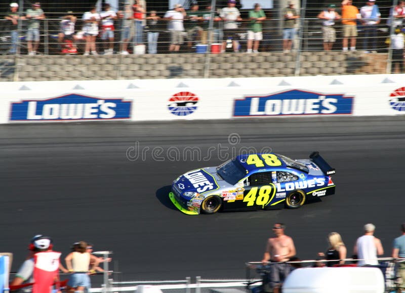 NASCAR Champ #48 Johnson at the 600 Editorial Photo - Image of johnson ...