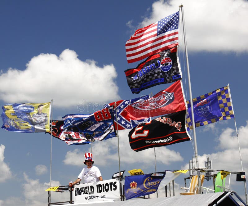 NASCAR Fans Fill the Stands Editorial Stock Image - Image of arena ...