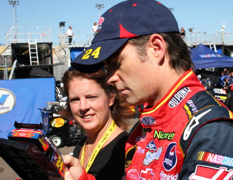 NASCAR Cup Driver Jeff Gordon Editorial Photography - Image of concrete ...