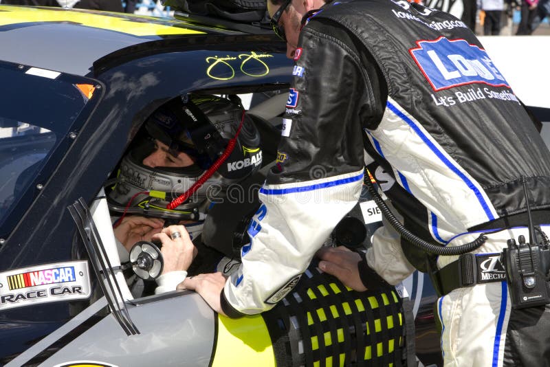 NASCAR Driver Jimmie Johnson Editorial Photo - Image of driver, cockpit ...