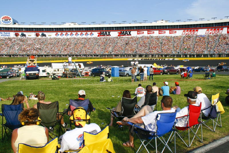 NASCAR - Fans in the Infield and Stands Editorial Photo - Image of flag ...