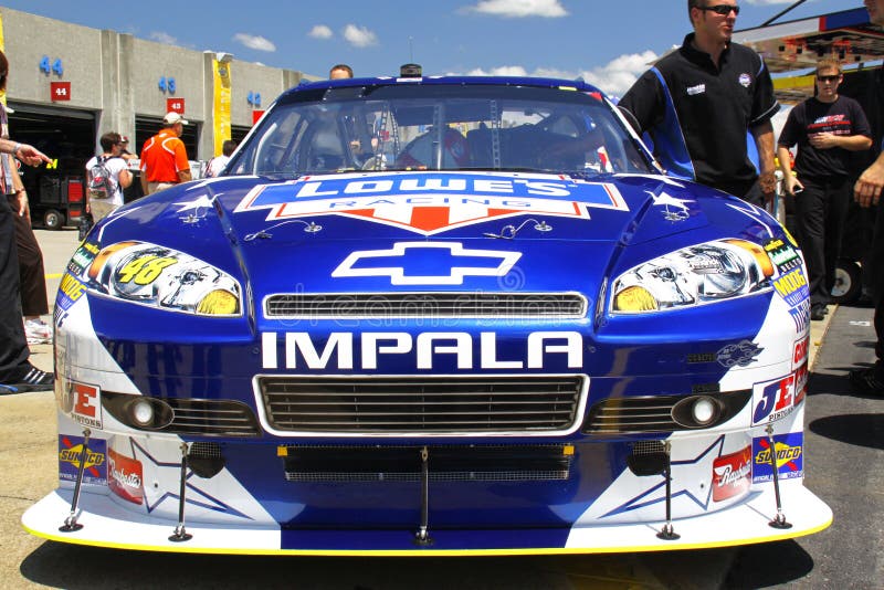 NASCAR - Johnson S #48 2010 Lowes Impala Editorial Stock Image - Image ...