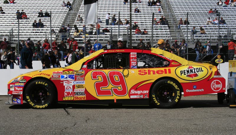 NASCAR - Kevin Harvick S COT Editorial Stock Photo - Image of ...