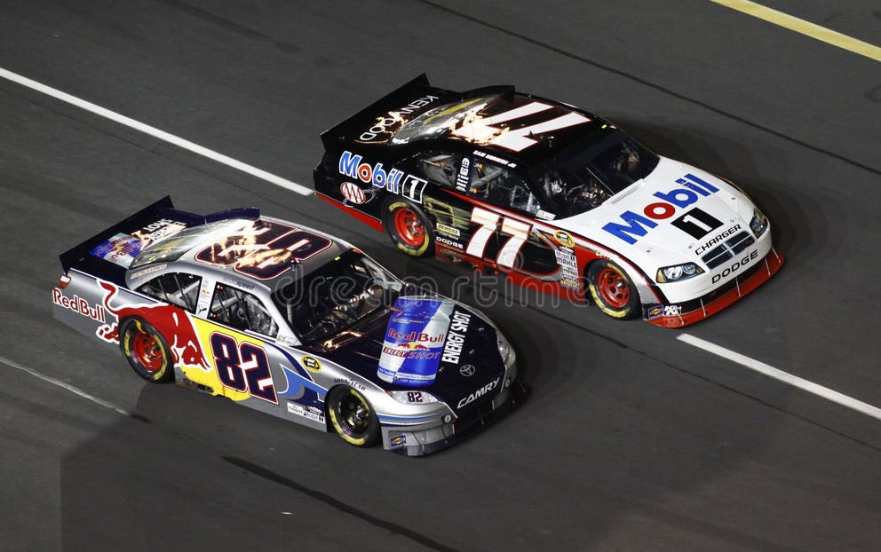 NASCAR - Neck and Neck Racing! Editorial Photography - Image of race ...